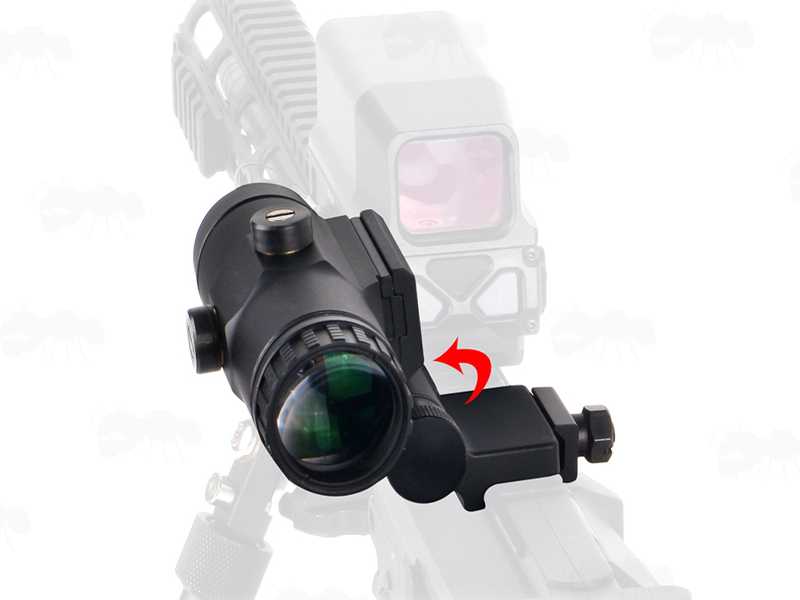 Dot Sight Magnifier with Flip To The Side Mount