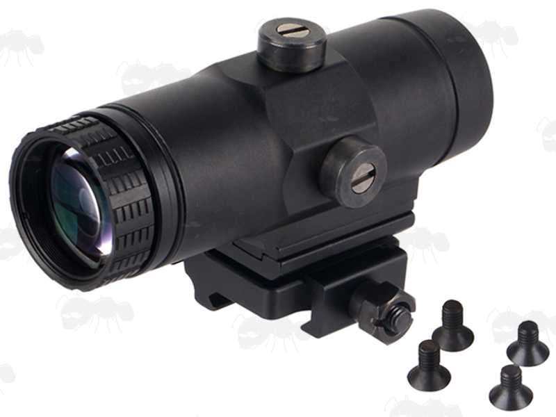 Dot Sight Magnifier with Flip To The Side Mount