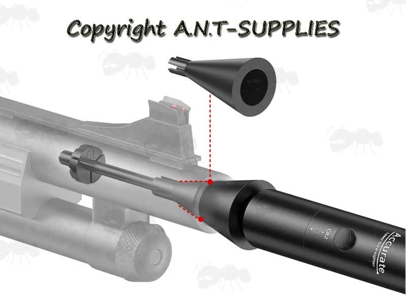 Universal Gun Muzzle Fitting Laser Boresighter Kit | Pistol / Rifle ...